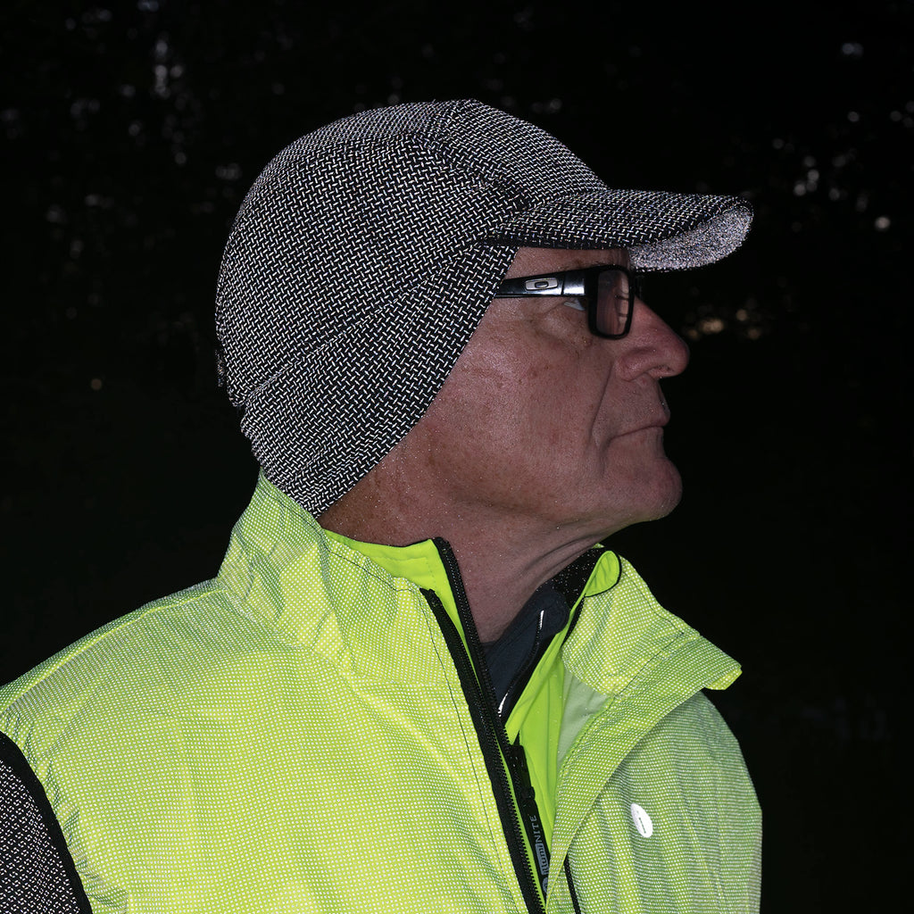 illumiNITE Reflective Thermafleece Cap in Black