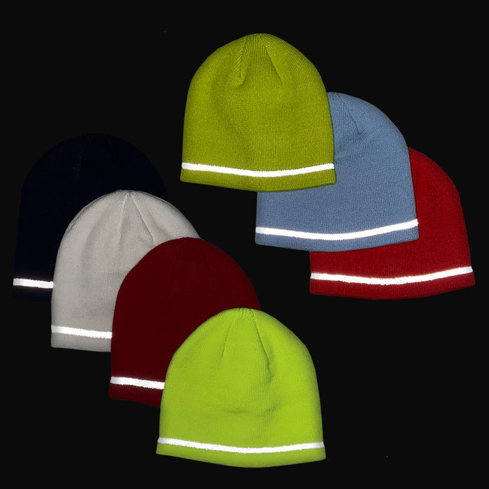 illumiNITE Reflective Halo Unisex Knit Hat
