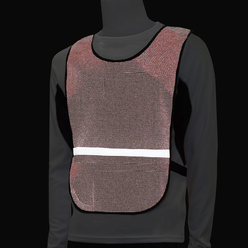 illumiNITE Vizi Reflective Running and Cycling Bib in Safety Orange