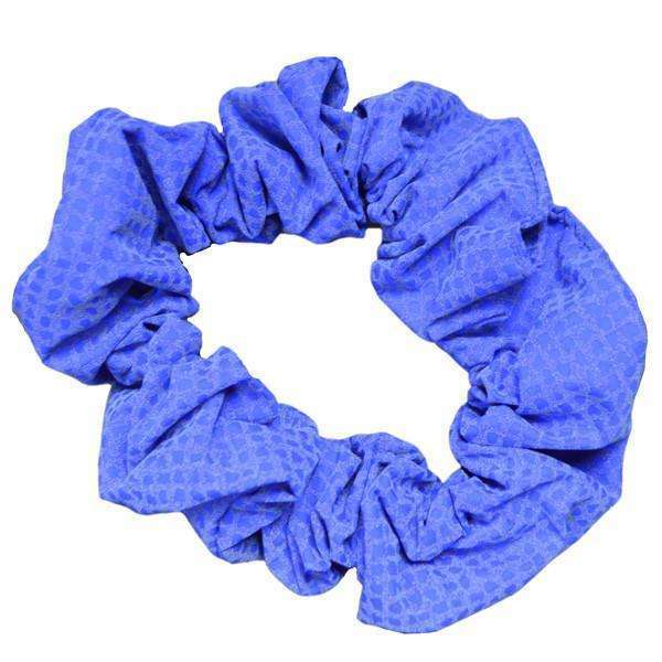 Reflective Dog Scrunchie in Bllue Safety Net by Glow Dog – illumiNITE