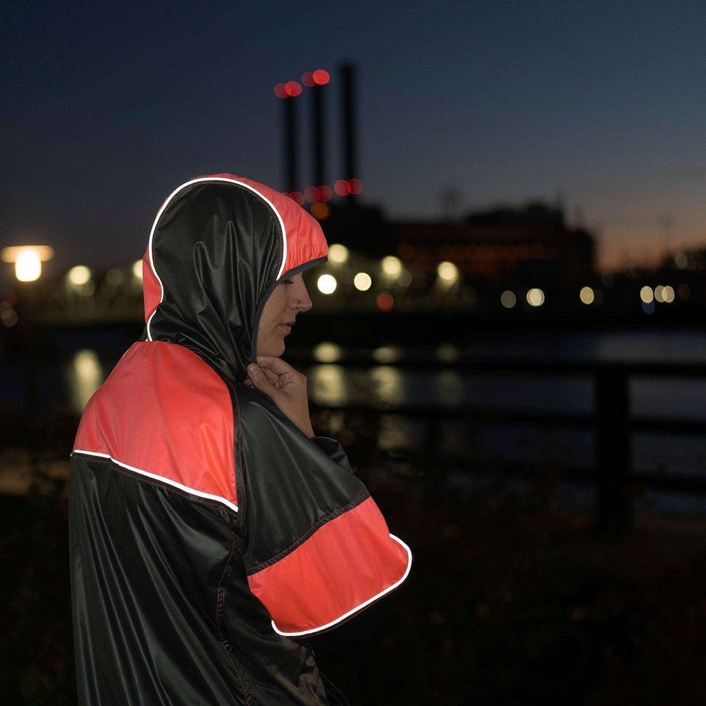 Final Sale: Hooded, Packable Reflective Women's Jacket in Graphite ...